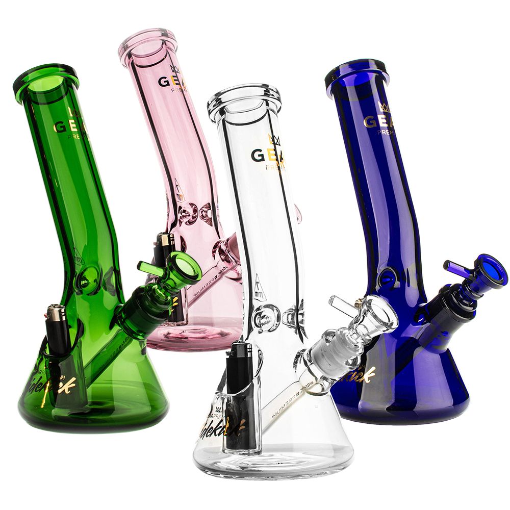 Gear Premium Sidekick Laid Back Glass Beaker Water Pipe | 12″ | 14mm F ...