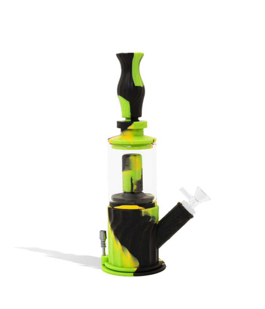 Silicone 4 in 1 Water Pipe Rig Nectar Straw Bubbler Water Pipe – Have a Nug