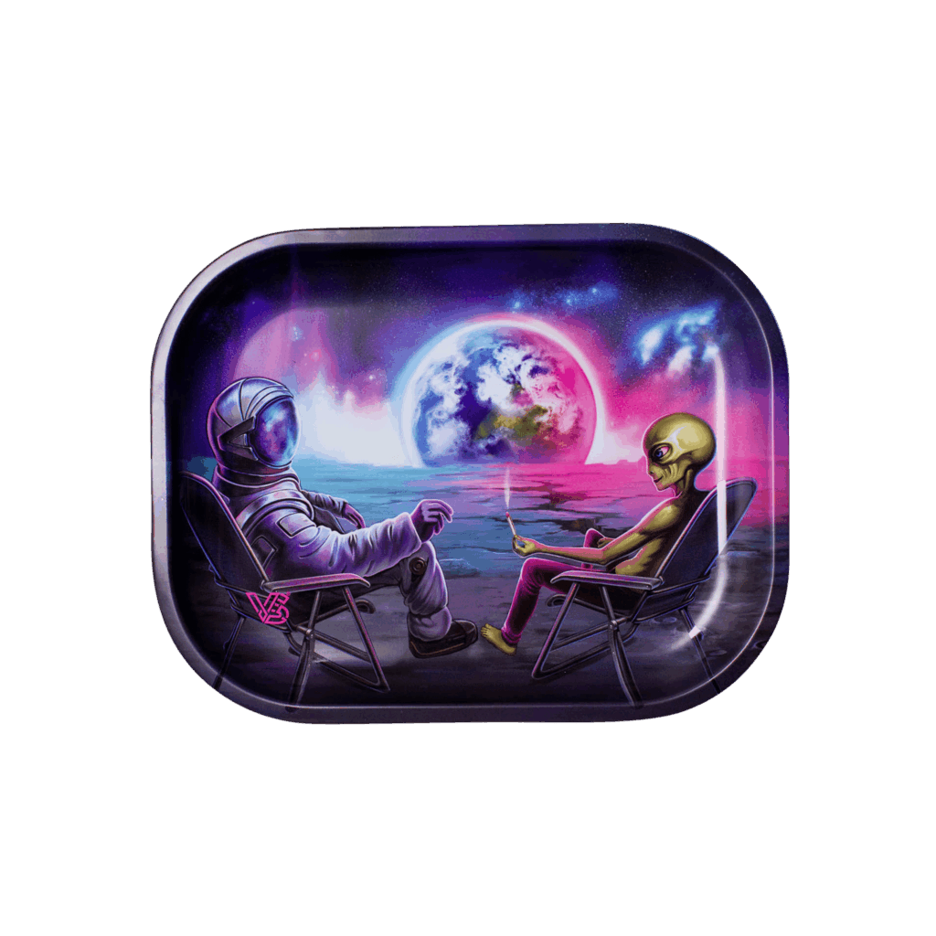 Blunt Orbit Metal Rollin’ Tray – Have a Nug