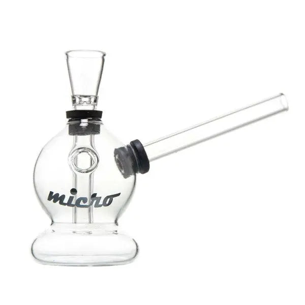 Micro | 4″ Hand Held Glass Water Pipe – Have a Nug